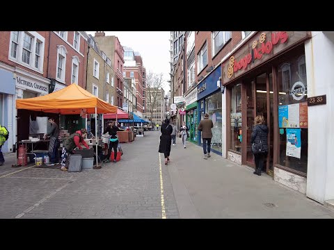 Walking around Pimlico, Rochester Row, Tachbrook Street, Strutton Ground, London Walking Tour 4K