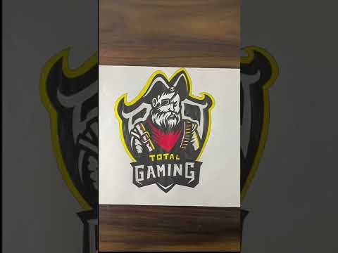 Garena freefire | Total gaming logo drawing  #shorts
