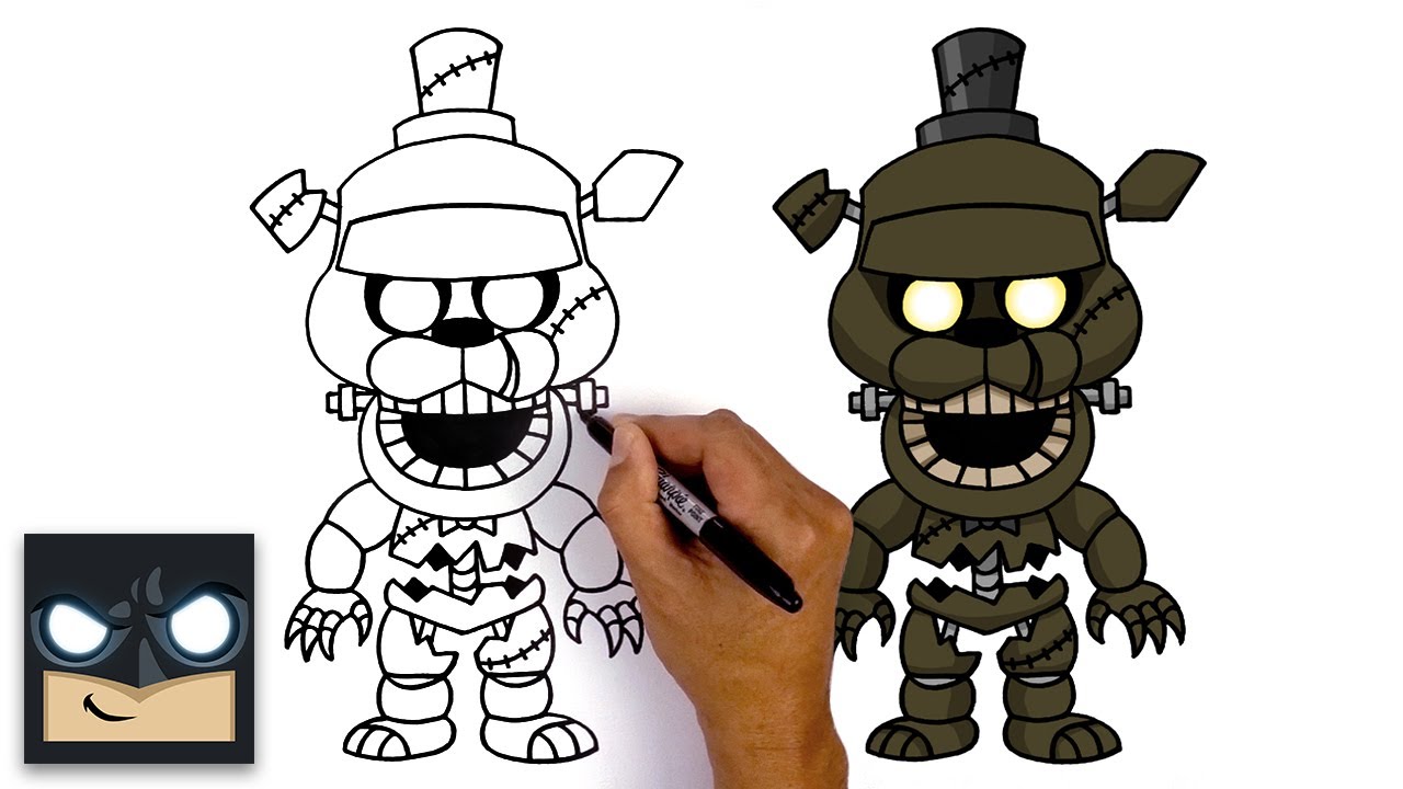 How To Draw FNAF | Dreadbear
