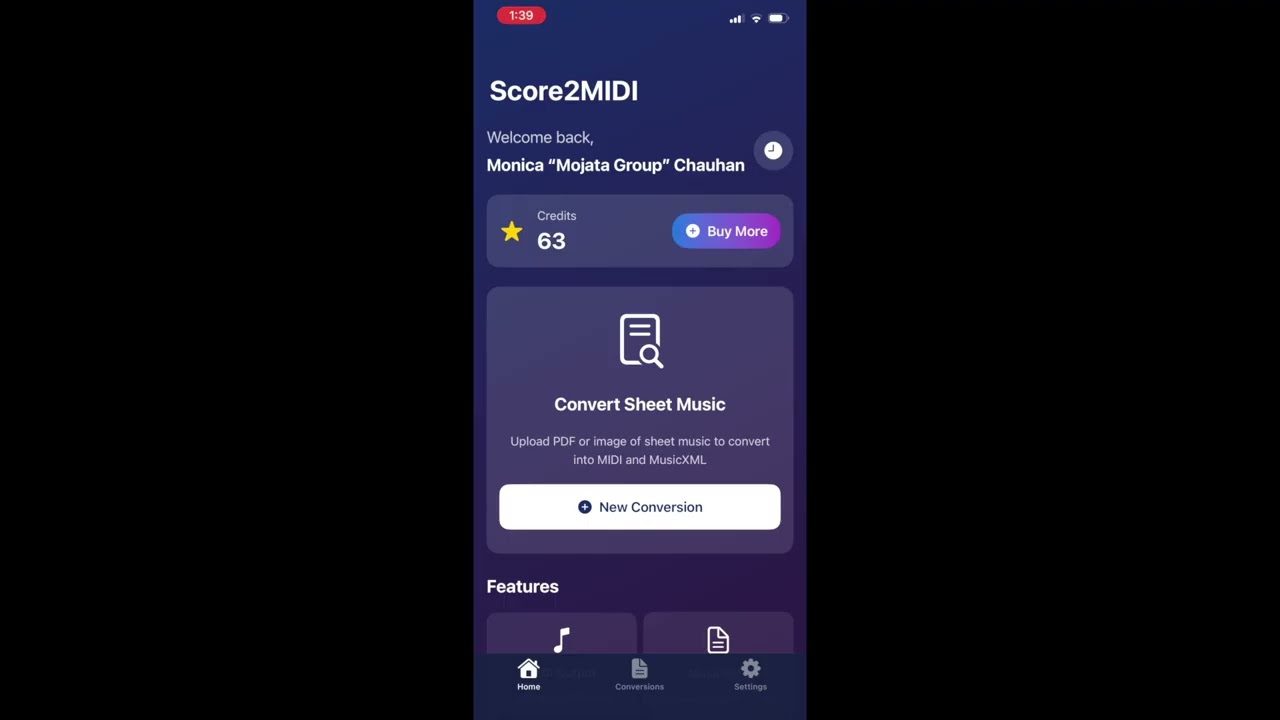 Score2MIDI - Convert Sheet Music to MIDI & MusicXML on iOS Score2MIDI Converted