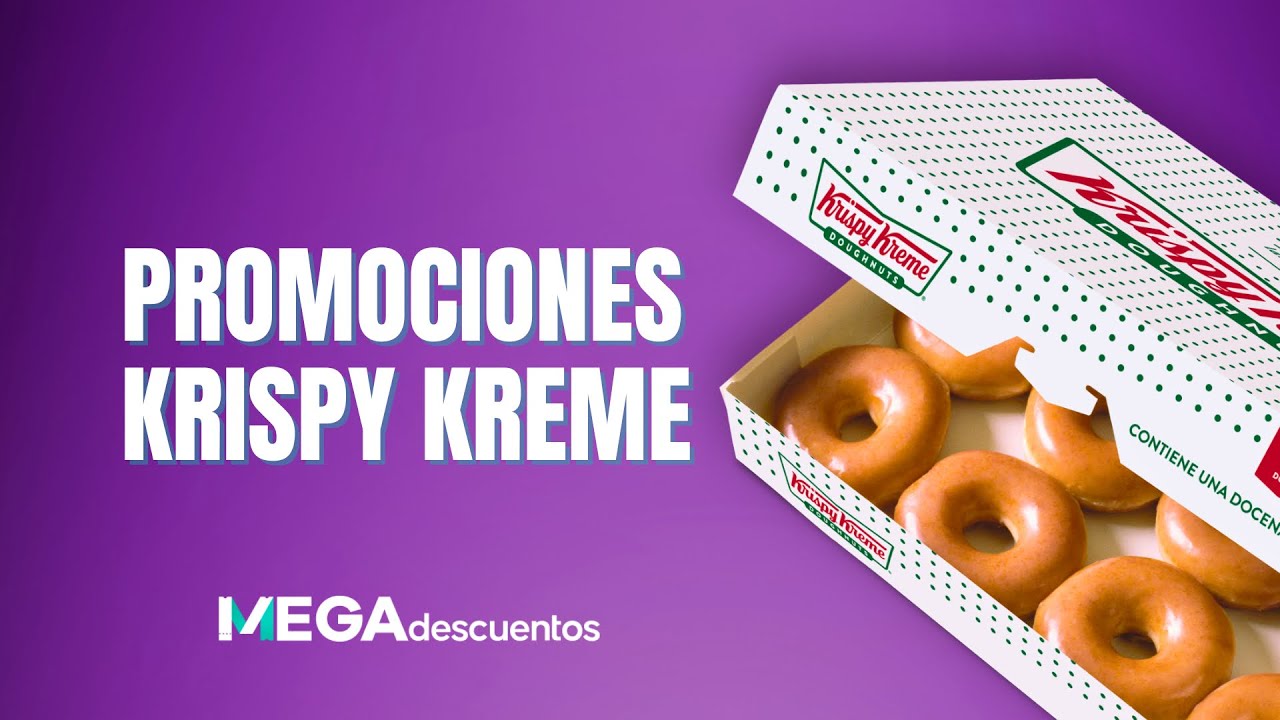 Promociones Krispy Kreme 🍩 ¡Así puedes recibir una docena de donas GRATIS en tu cumpleaños!