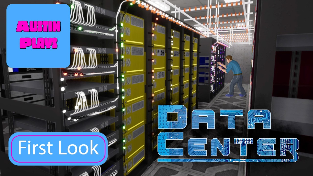 Data Center Simulator First Look 🔥 Learning How To Build Our FIRST AI Mining Server Farm!