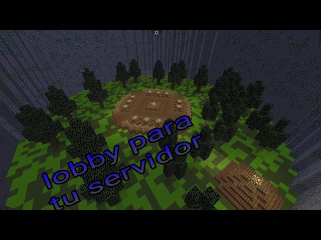 Lobby pequeño para tu servidor de minecraft java 1.8× Minecraft Map
