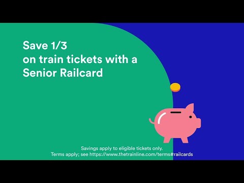 Digital Senior Railcard from Trainline