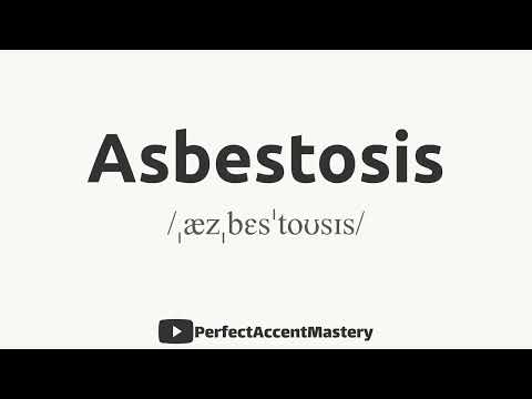 How to Pronounce ASBESTOSIS | Disease Name | IPL | Definition | Perfect Accent Mastery