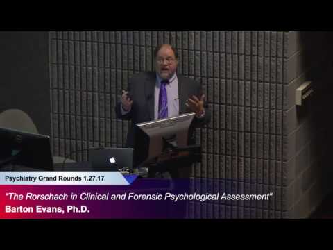 "The Rorschach in Clinical and Forensic Psychological Assessment," Barton Evans, Ph.D.