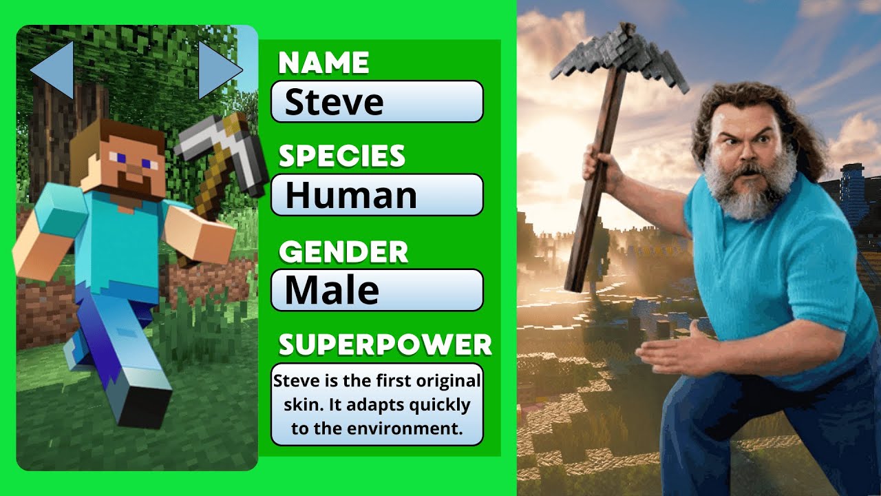 All Minecraft Characters Description