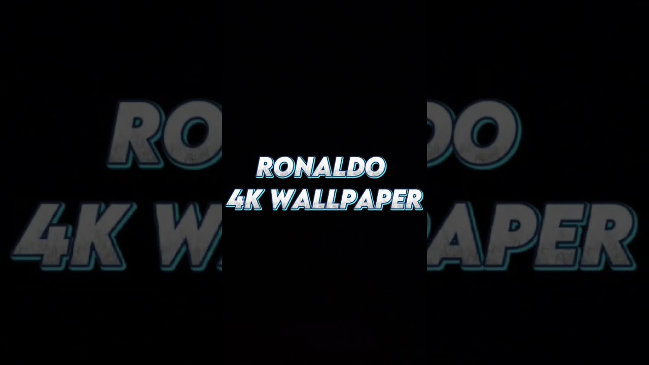 CR7 4K WALLPAPER