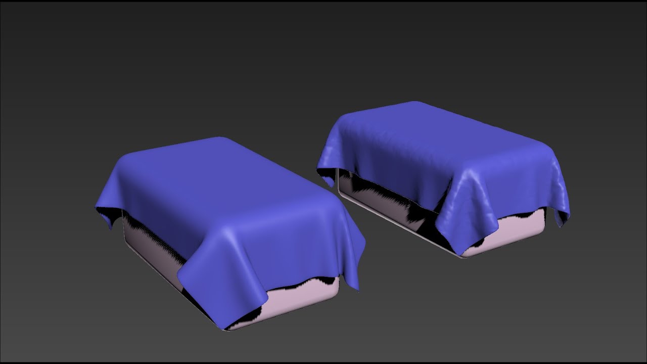 3Ds Max Tutorial 15 - Cloth Modifier, Creating a Tablecloth