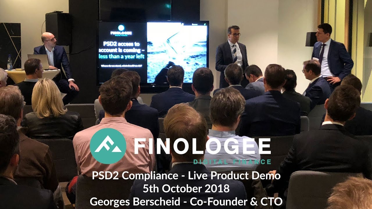 PSD2 Compliance product live demo @ KPMG-Finologee PSD2 Breakfast - Promo Clip