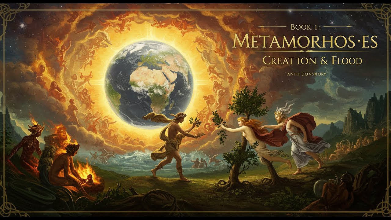 Metamorphoses Book 1 – Creation & The Great Flood (Audiobook with Cinematic Imagery)