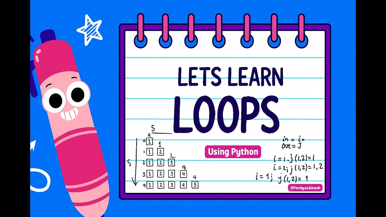 Loops in Python - Print Floyd's Triangle full lesson covered