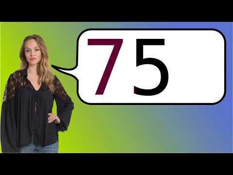 How to say '75' in French?