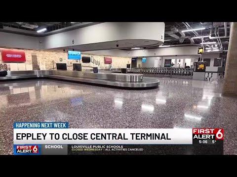 Omaha’s Eppley Airfield to close central terminal