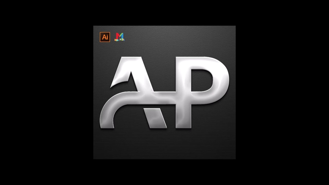 Make Logo Design Letter AP  adobe #illustrator #shorts  #logodesign