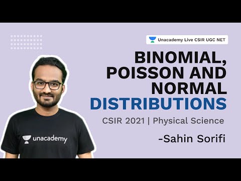 Poisson and Normal Distributions Video Lecture - CSIR NET Crash Course for Physical Science ...