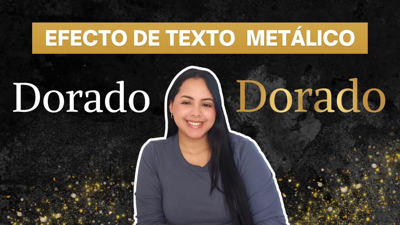 Como Hacer Efecto Oro y Plata en Canva Tutorial Paso a Paso