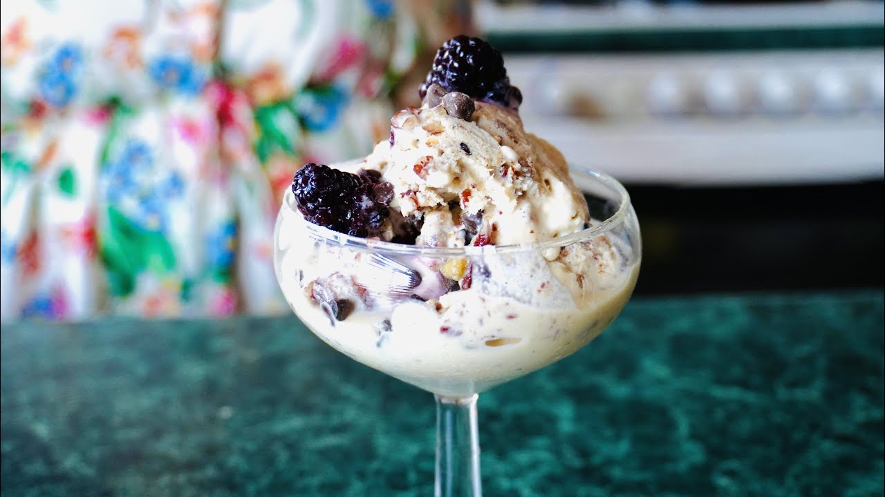 ¡La bestia del sabor! Helado de nuez casero