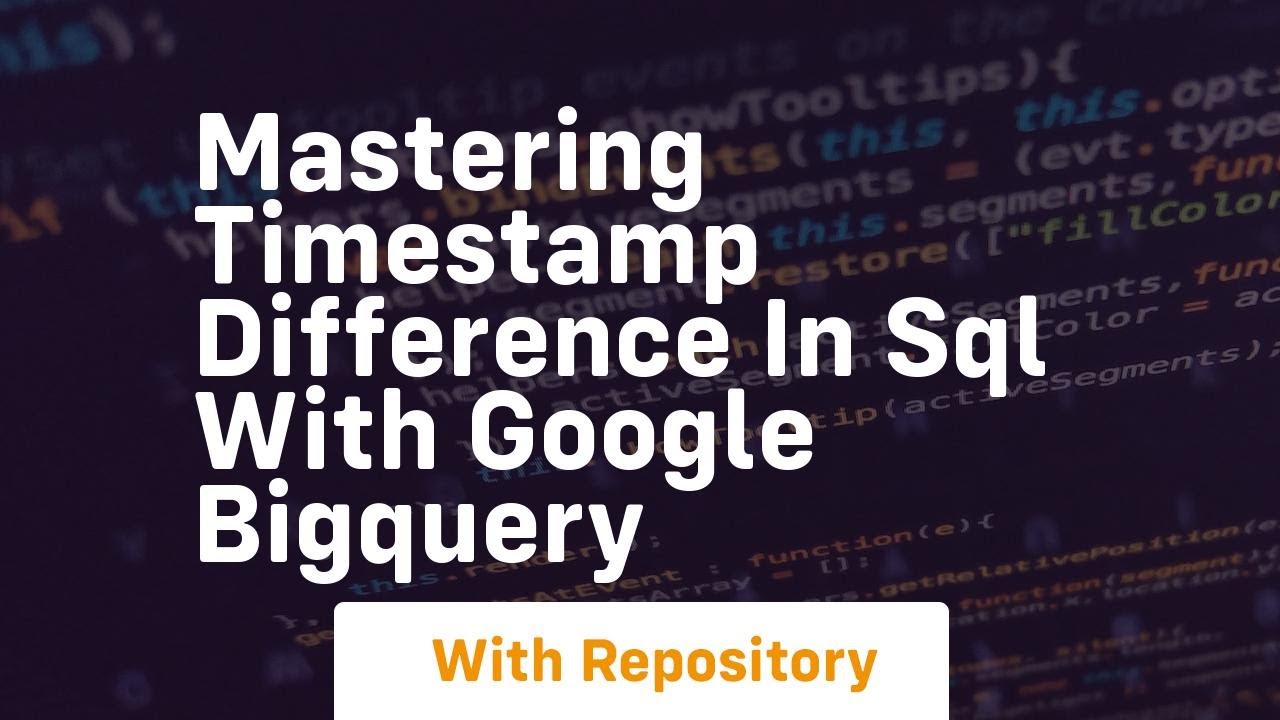 Mastering timestamp difference in sql with google bigquery