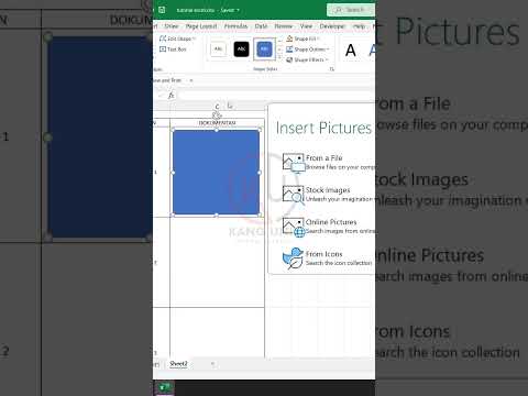 Cara Cepat dan Mudah Insert Gambar di Excel #excel #shortvideo #belajarexcel