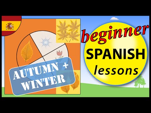 Autumn and Winter in Spanish | Beginner Spanish Lessons for Children | the Seasons 2