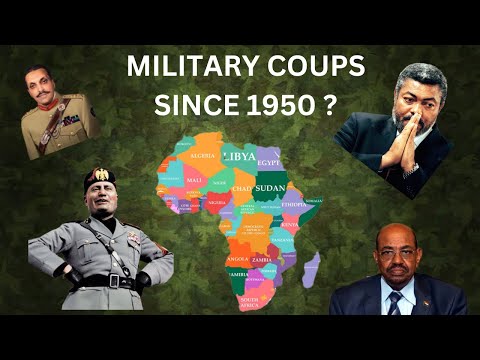 Countries with Highest Military Coups ? |Coups d'etat | Coups in Africa since 1950 ?