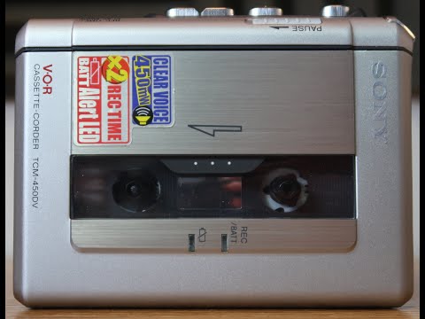 Sony TCM-450DV Cassette-Corder Player Recorder | Reverb