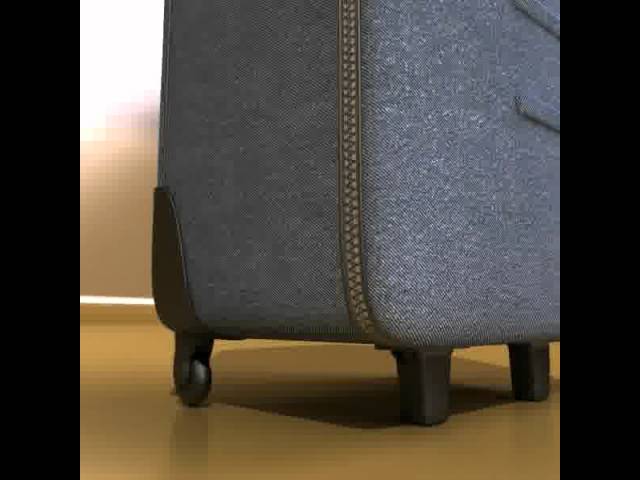 3D Model Rolling Suitcase 02 High Detail 3D Model - FlatPyramid
