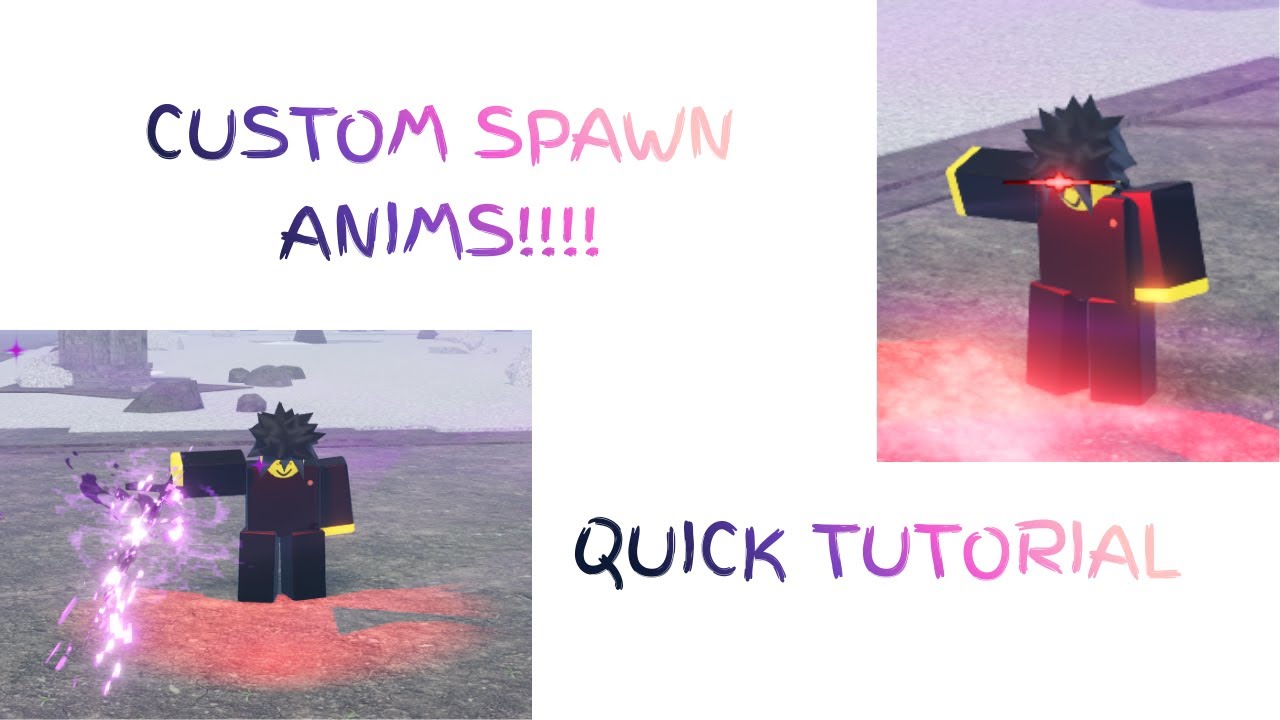custom spawn animations tutorial | jump showdown skill builder