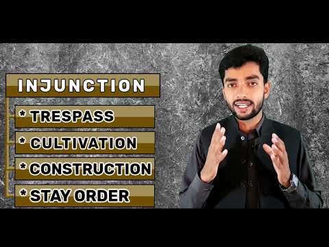 Kinds of Injunctions/Restitution of property/Judicial Remedies/Law of torts lecture series/Sir Qamar