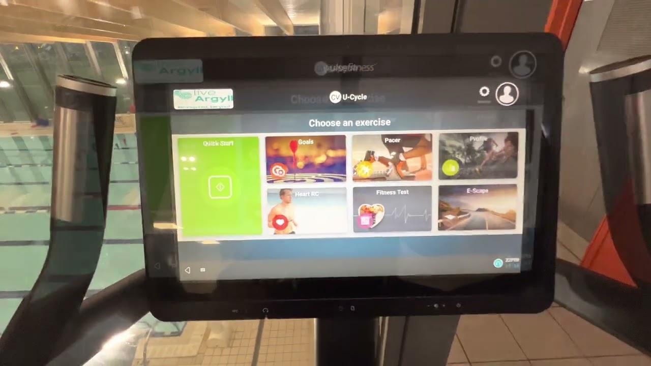 liveArgyll Upright Bike Demo