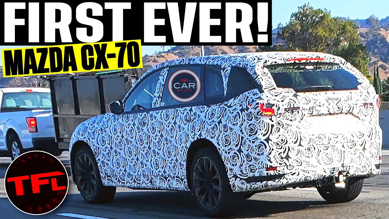 2023 Mazda CX-90 Three-Row SUV Photographed Testing Stateside ...