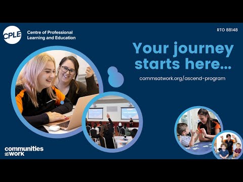 Traineeship Job Opportunities with Communities at Work's Ascend Program (Early Education and Care)
