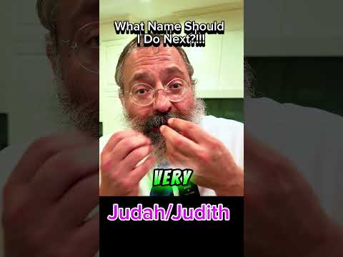 Judah! Judy! Judith! What does it mean!?! #judy #judah #yehuda #judith #jewish #names #religion