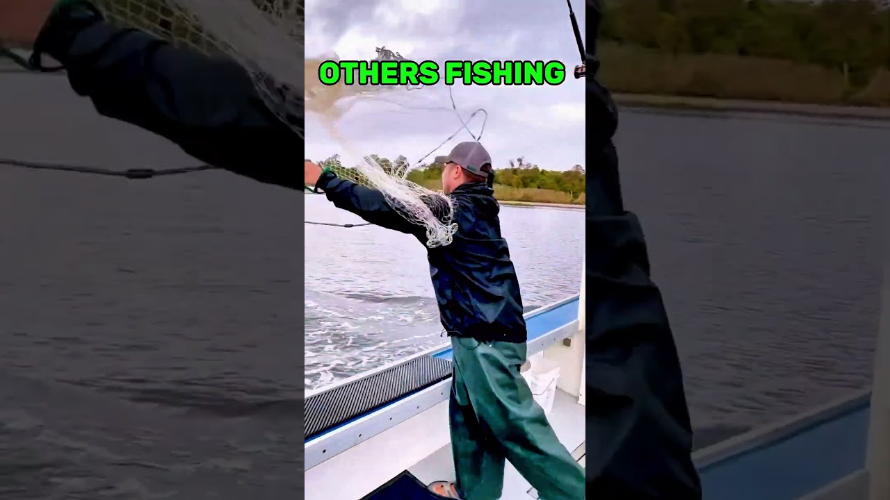 Others Fishing… But THIS Guy Caught ???