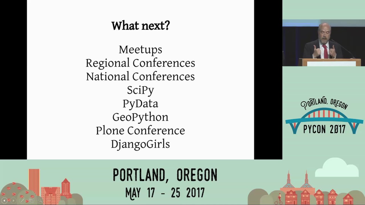 Final remarks and conference close  - Pycon 2017