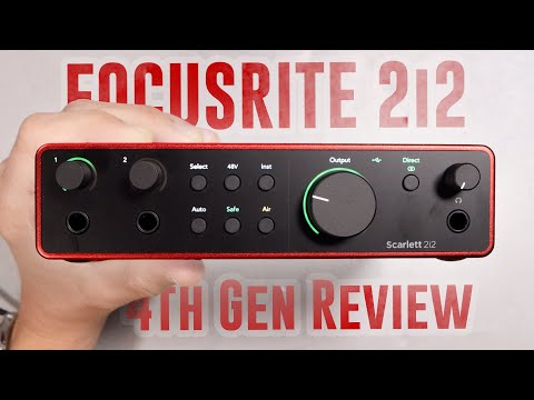 FOCUSRITE SCARLETT 2i2 (4th Gen) 2x2 USB Audio Recording | Reverb