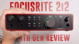 Focusrite Scarlett 2i2 4th Gen USB Audio Interface - What To Know ...