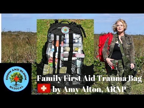 Doom and Bloom Family Medical Bag by Nurse Amy