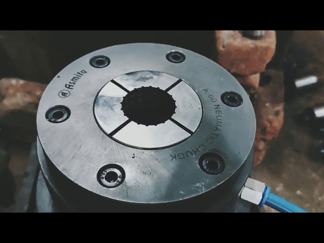 Collet Chucks - PNEUMATIC ROTARY COLLET CHUCK Manufacturer from Ahmedabad