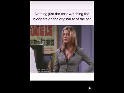 Friends cast watched the bloopers | friends : the reunion