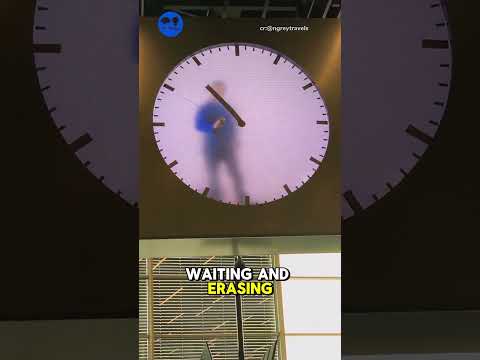 This Airport Clock Is Actually a 12-Hour Performance!