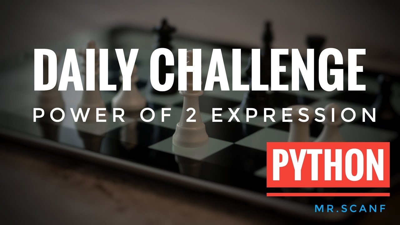 Power of 2 expression using python? | Daily challenge #power #pythonprograms #pythoncoding #python