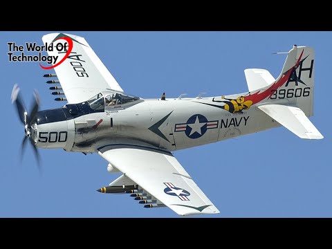 Douglas AD (A-1) Skyraider Bomber Plane