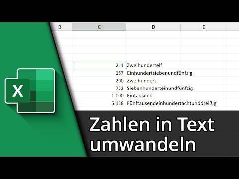 Excel Zahl in Text umwandeln (ohne Makro) ✅ Tutorial