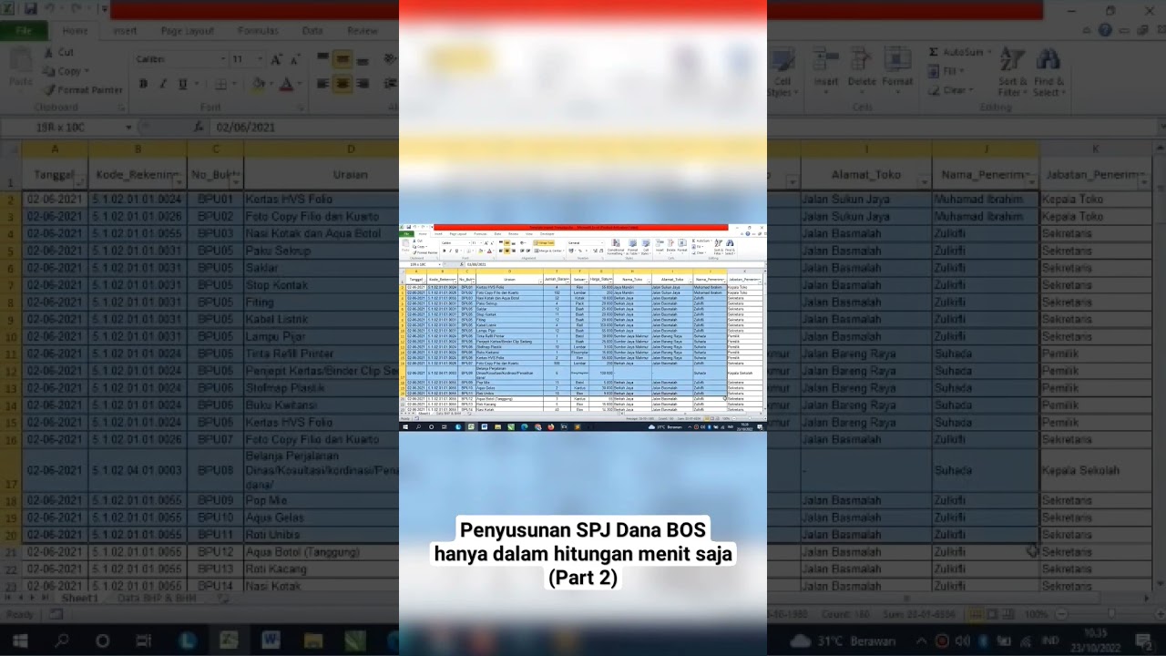 Penyusunan SPJ Dana BOS hanya dalam hitungan menit saja (Part 2)