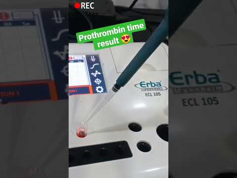 PT/INR | Prothrombin time| Erba ECL 105 Manual pdf #shorts
