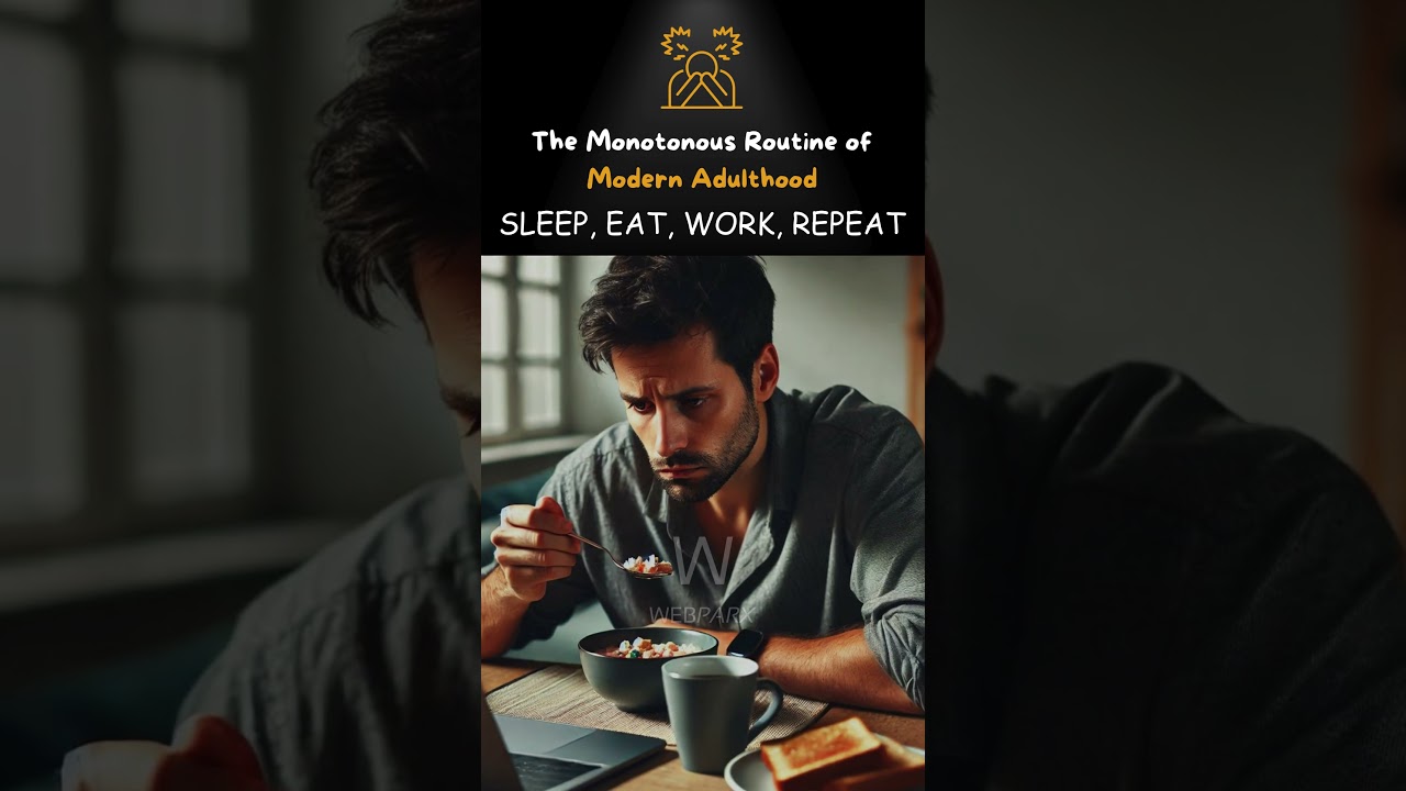 SLEEP, EAT, WORK, REPEAT - The Monotonous Routine of Modern Adulthood