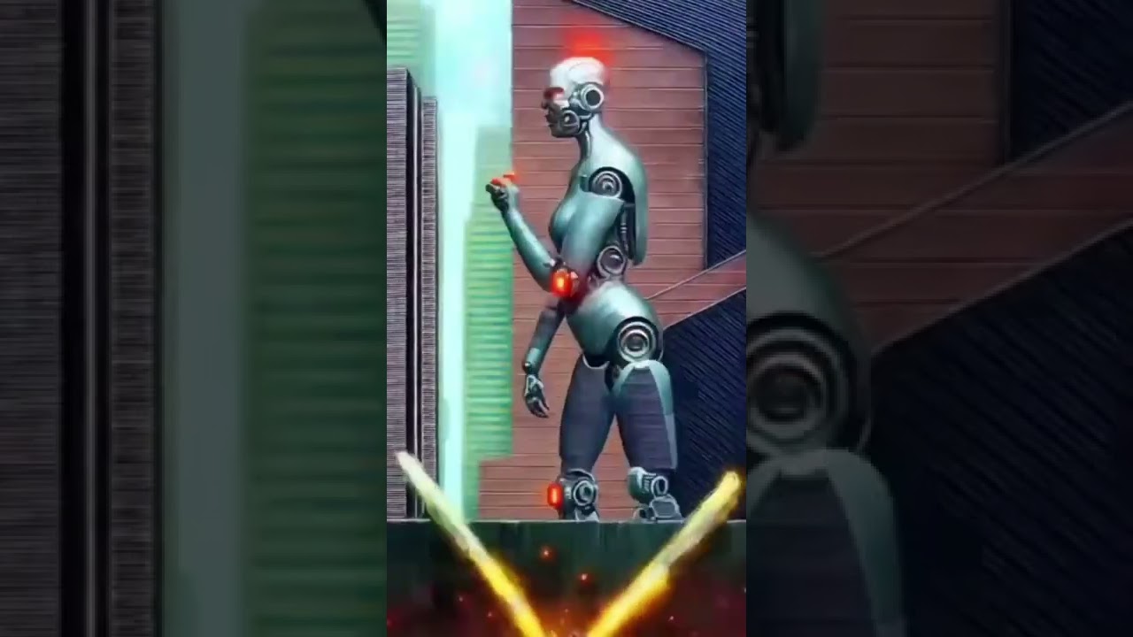 Ai generated human evolution, but its slowed