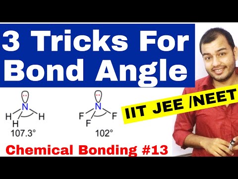 11 chap 4 -- Chemical Bonding 13 -- Bond Angle -- Tricks For Bond Angle ...